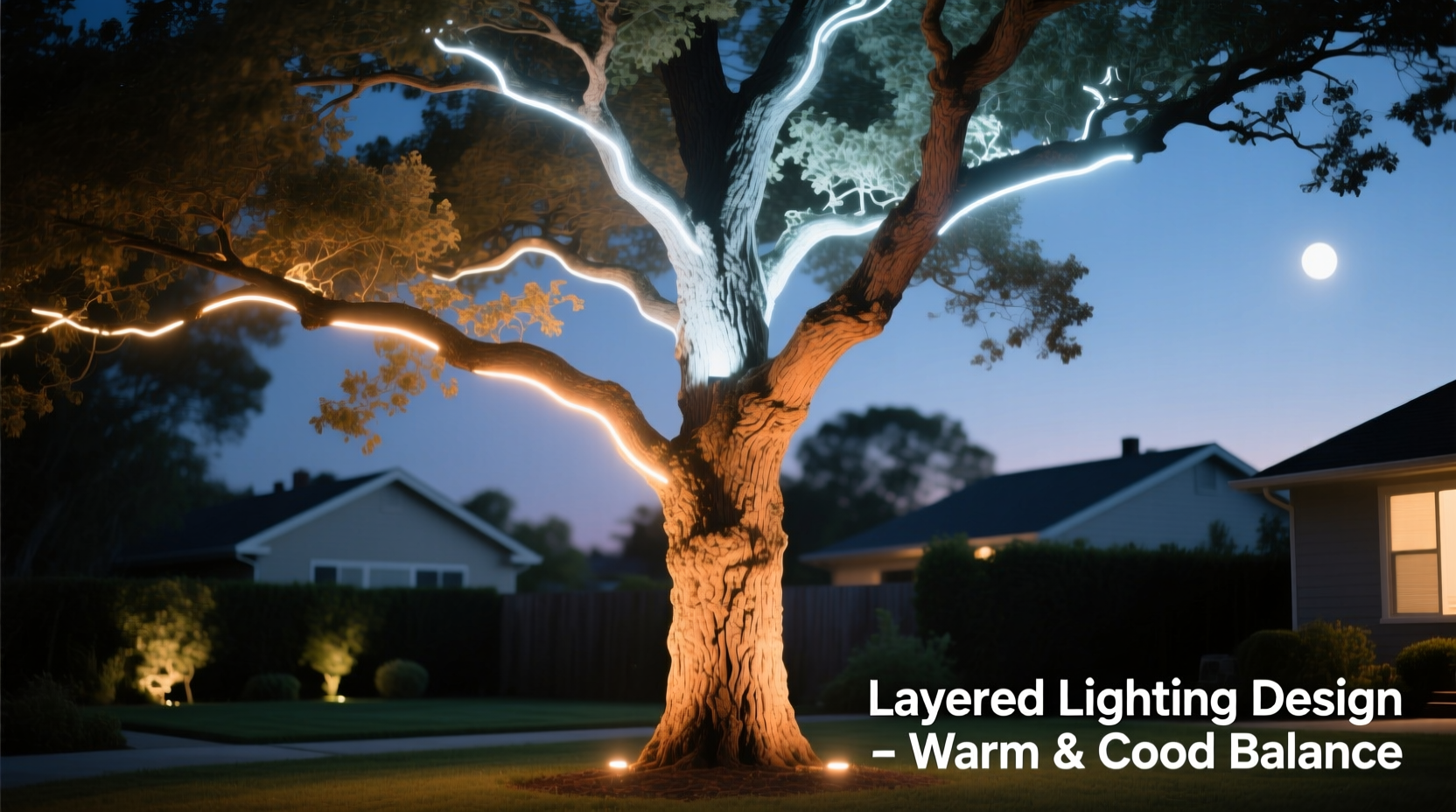 How To Layer Warm White And Cool White Lights On One Tree Without ...