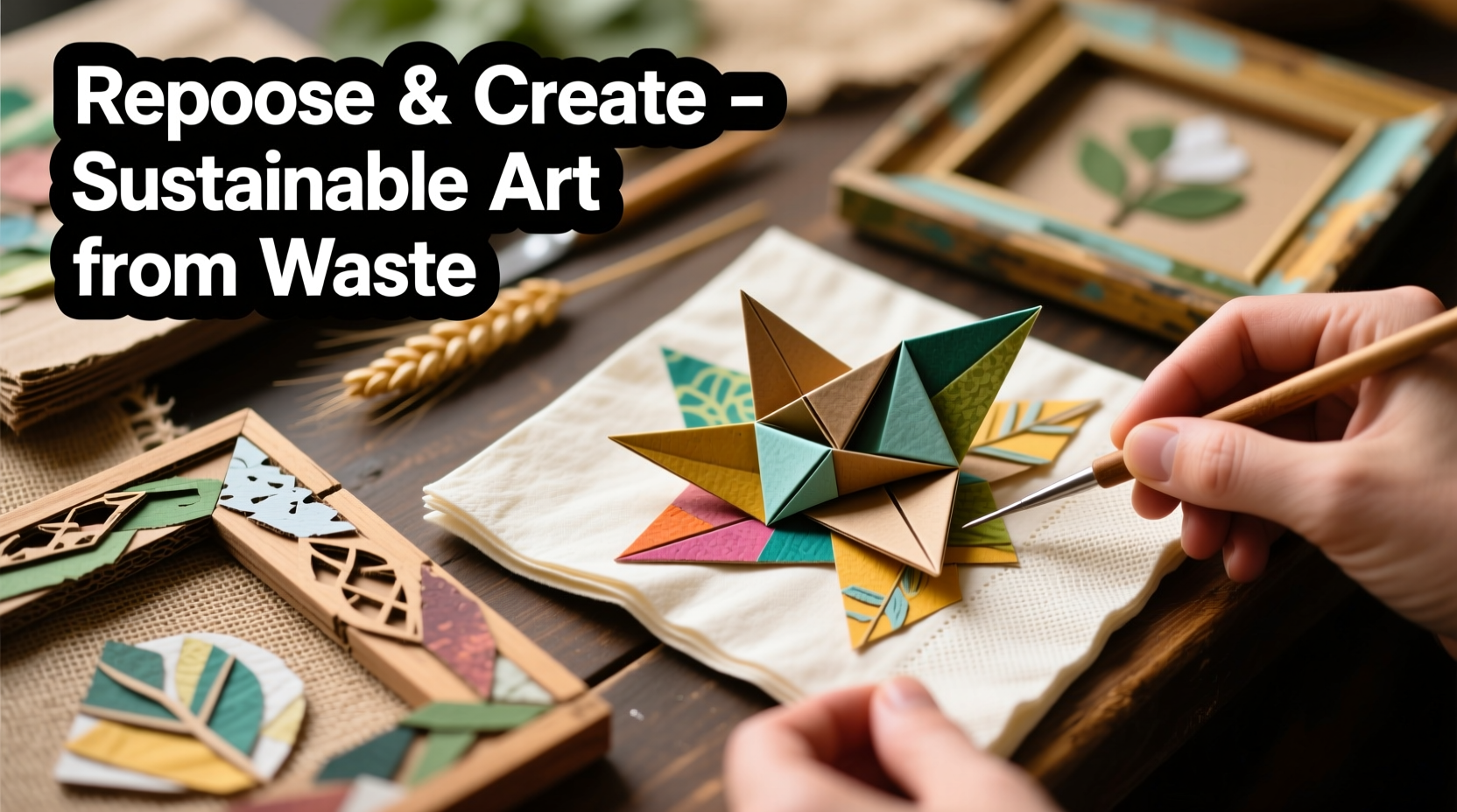 How To Repurpose Old Cocktail Napkins Into Eco-friendly Art Projects