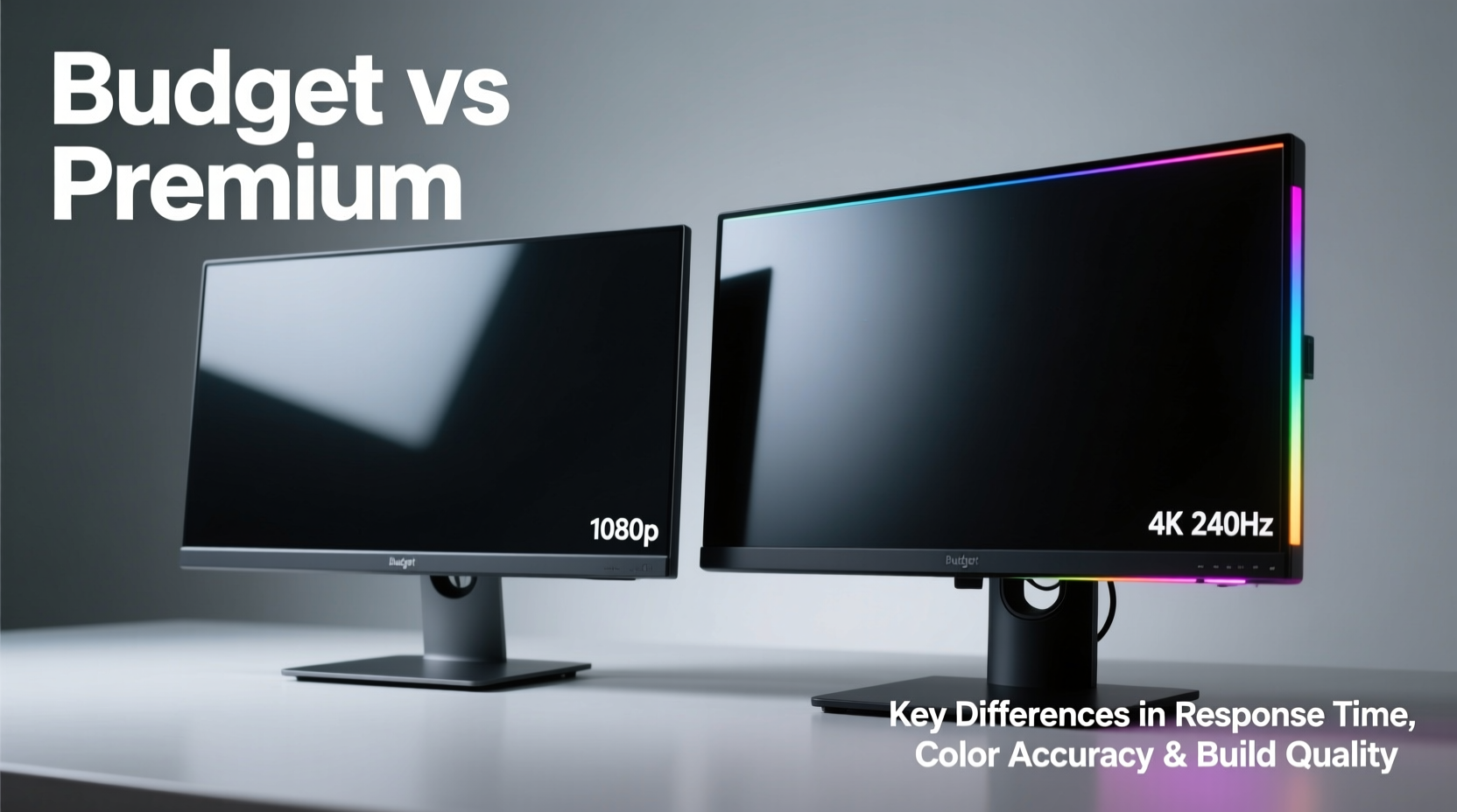 Budget Gaming Monitors Vs Premium Models Noticeable Difference