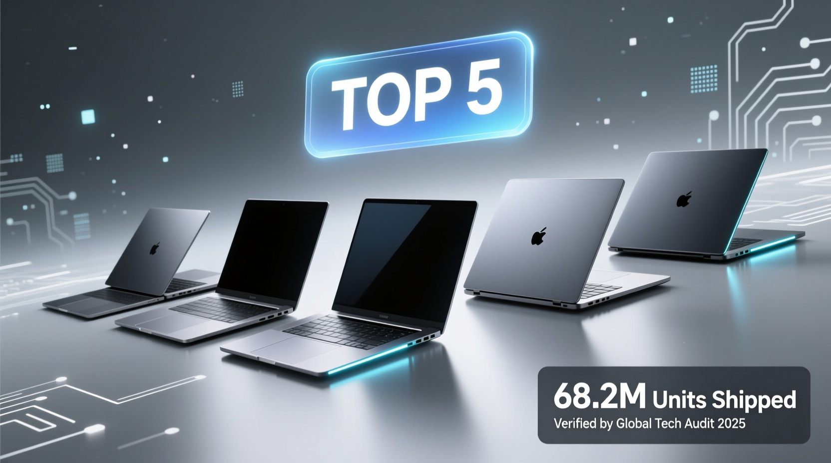 Best Selling Laptops 2025: Verified Top 5 Models (68.2M Units Shipped)