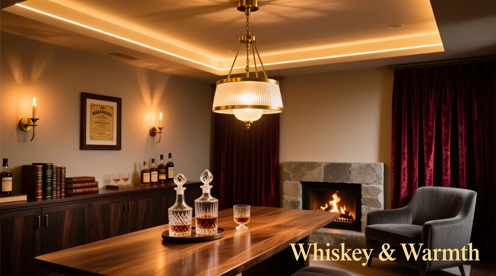 How To Set Up Mood Lighting For A Home Whiskey Tasting Room