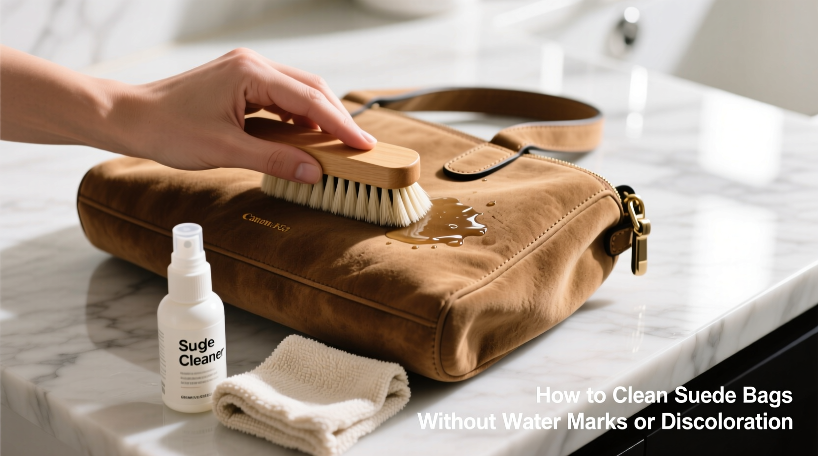 How To Clean Suede Bags Without Leaving Water Marks Or Discoloration