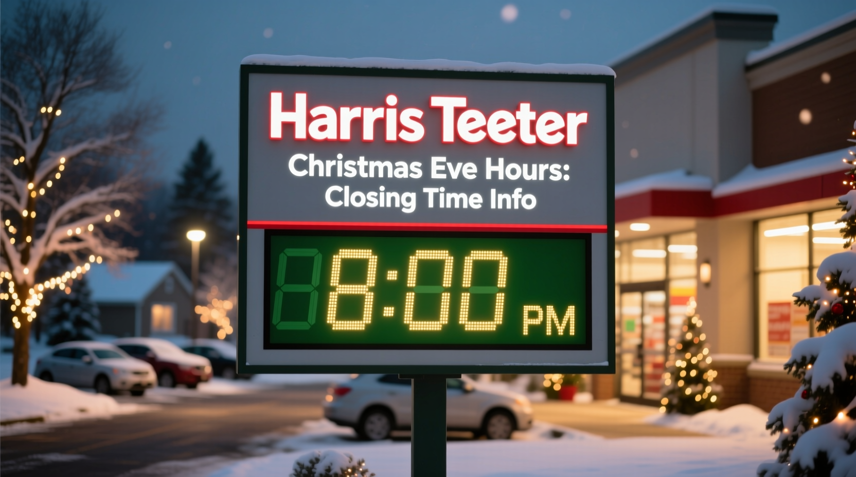 Harris Teeter Christmas Eve Hours: Closing Time Info