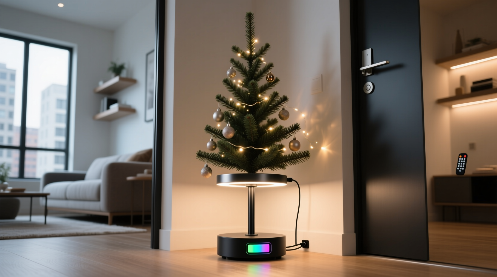 Do Wireless Christmas Tree Stands Exist For Tight Spaces