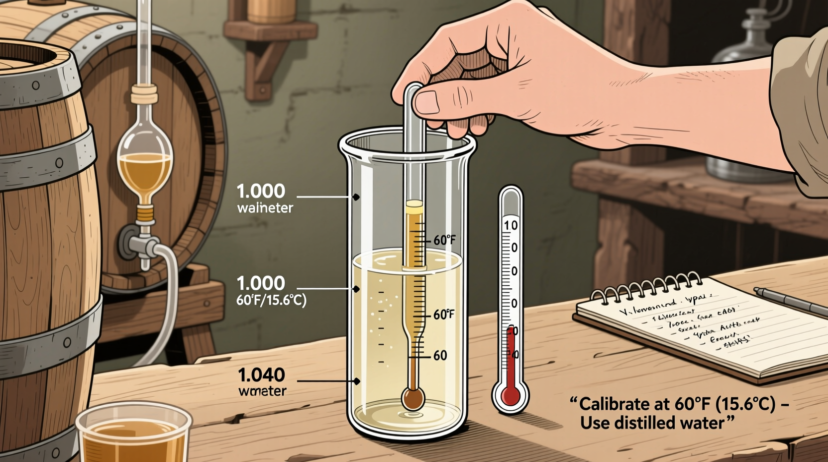How To Calibrate A Hydrometer For Homemade Mead—avoiding Stuck ...
