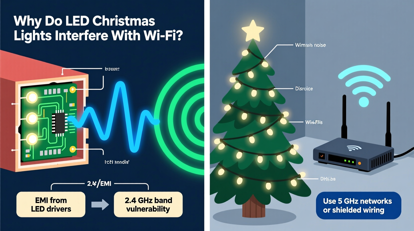 Why Do Some Led Christmas Lights Interfere With Wifi Signals