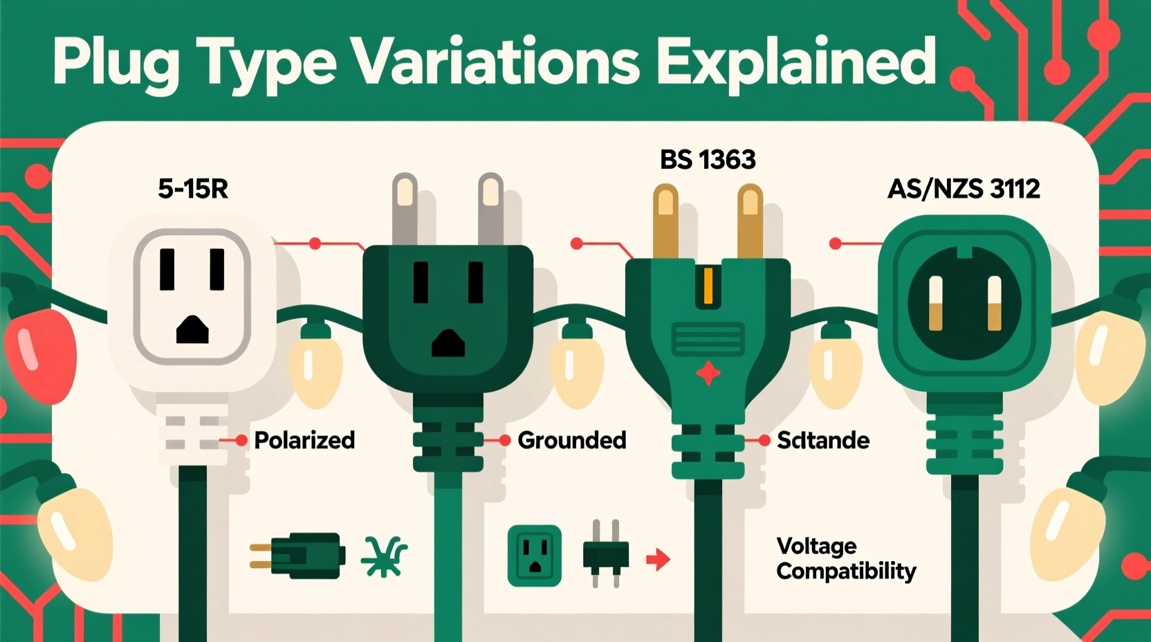 Why Do Christmas Light Strands Have Different Plug Types And Adapters