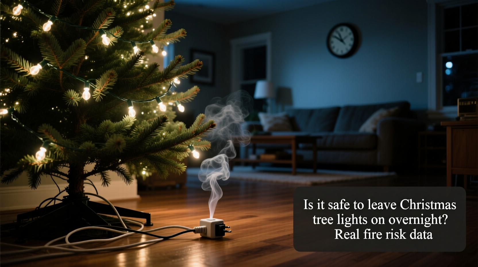 Is It Safe To Leave Christmas Tree Lights On Overnight Real Fire Risk Data