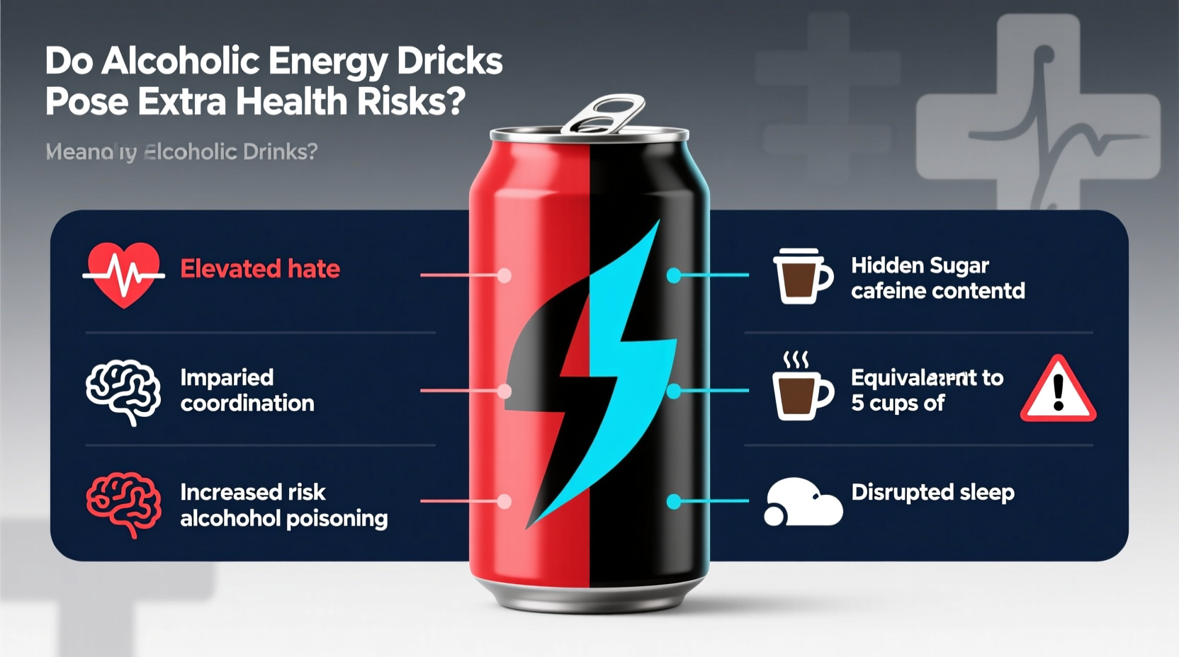 Do Alcoholic Energy Drinks Pose Extra Health Risks