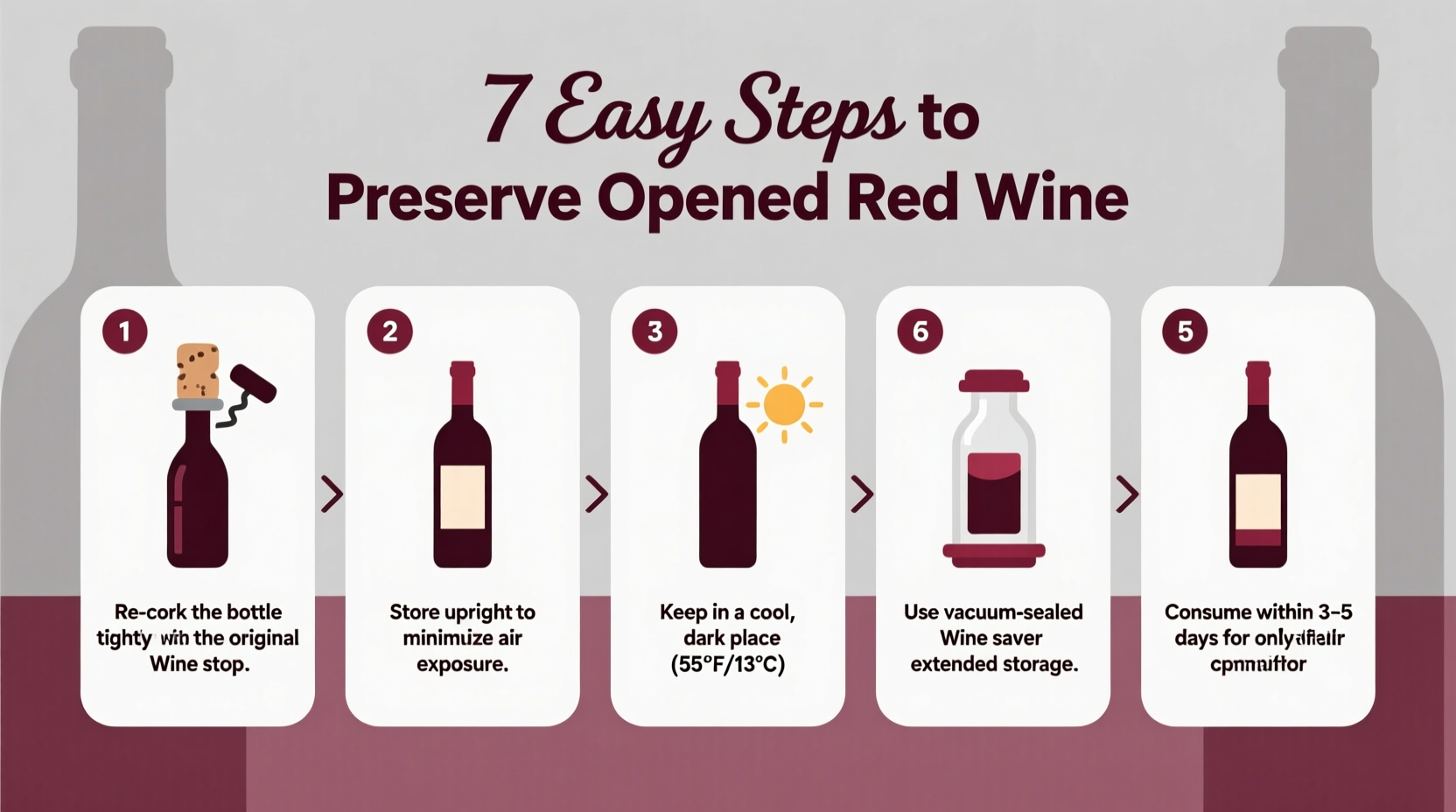 How To Properly Store Opened Red Wine Without Losing Flavor In 7 Easy Steps
