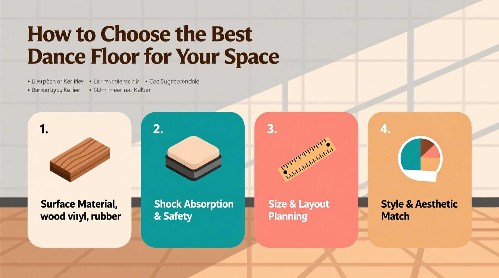 How to Choose the Best Dance Floor for Your Space
