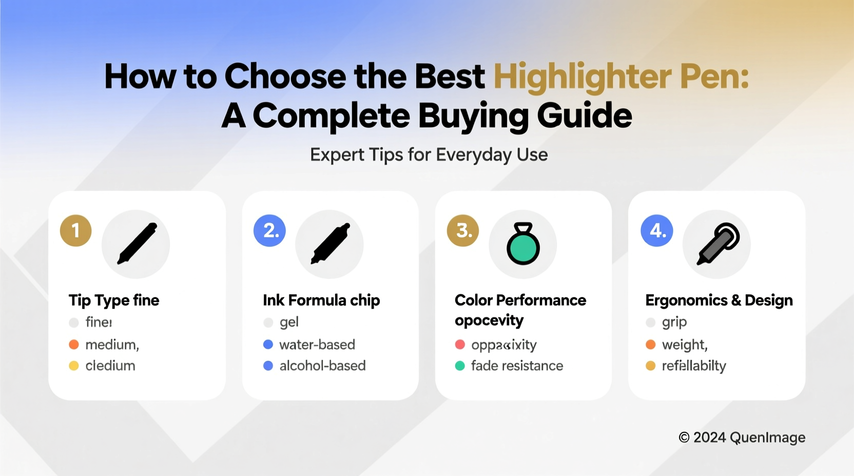 How to Choose the Best Highlighter Pen: A Complete Buying Guide