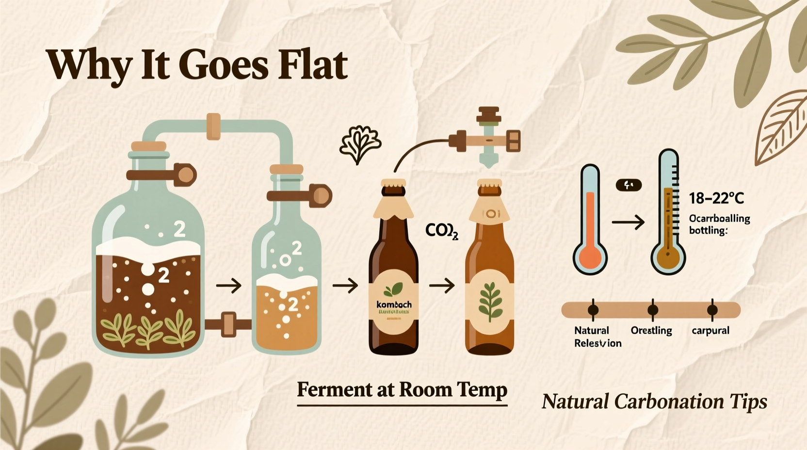 Why Does My Kombucha Hard Cider Go Flat Overnight And How To Preserve ...