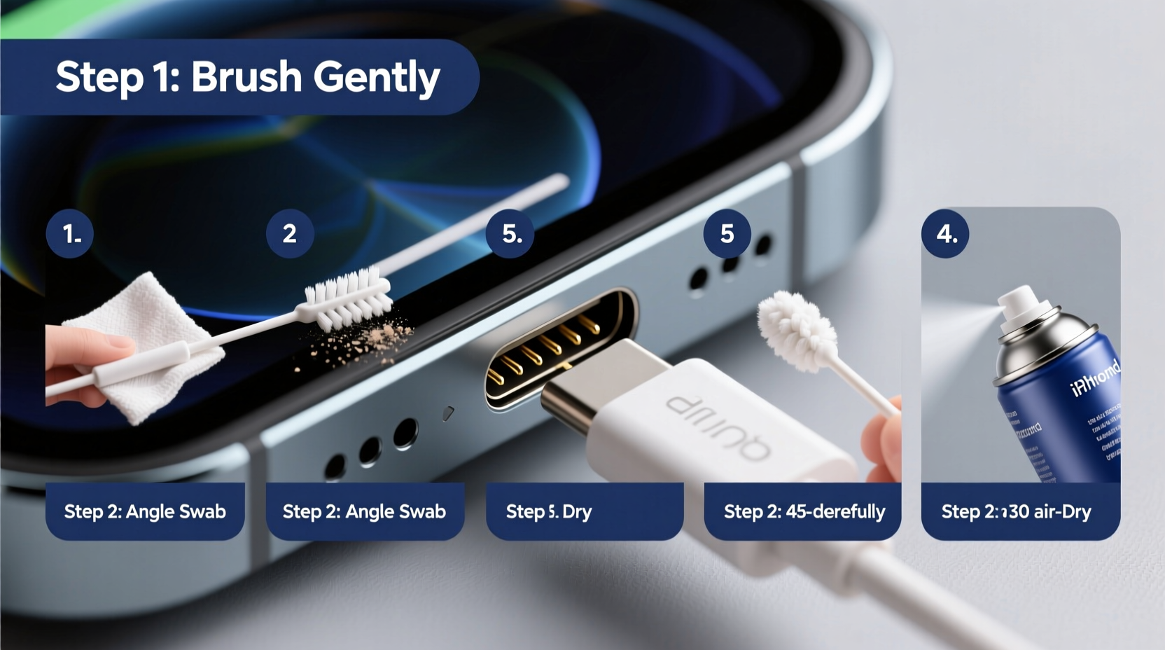 Step By Step Guide To Cleaning Your Charging Port Safely Without ...