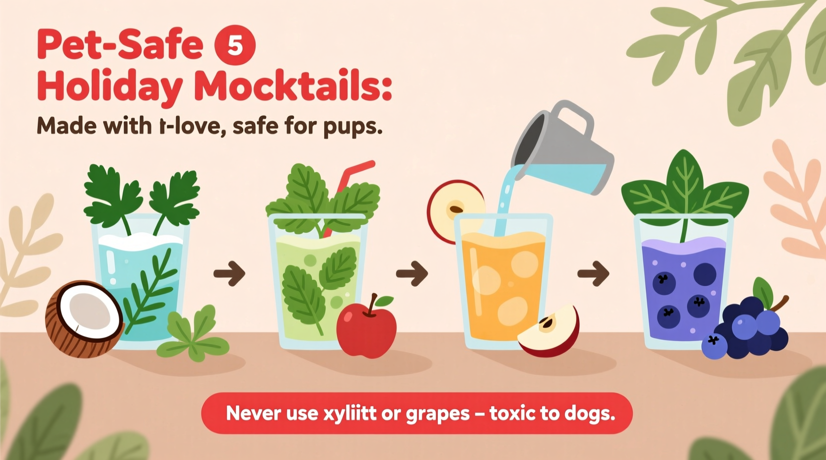 How To Make Pet-safe Holiday Mocktails Using Dog-friendly Herbs And No ...