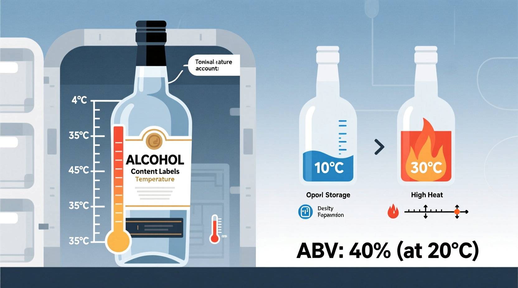 Do Alcohol Content Labels Account For Temperature Variations In Storage