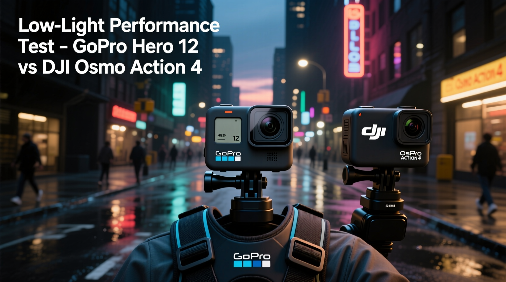 Go Pro Hero 12 Vs Dji Osmo Action 4 Low Light Performance Tested