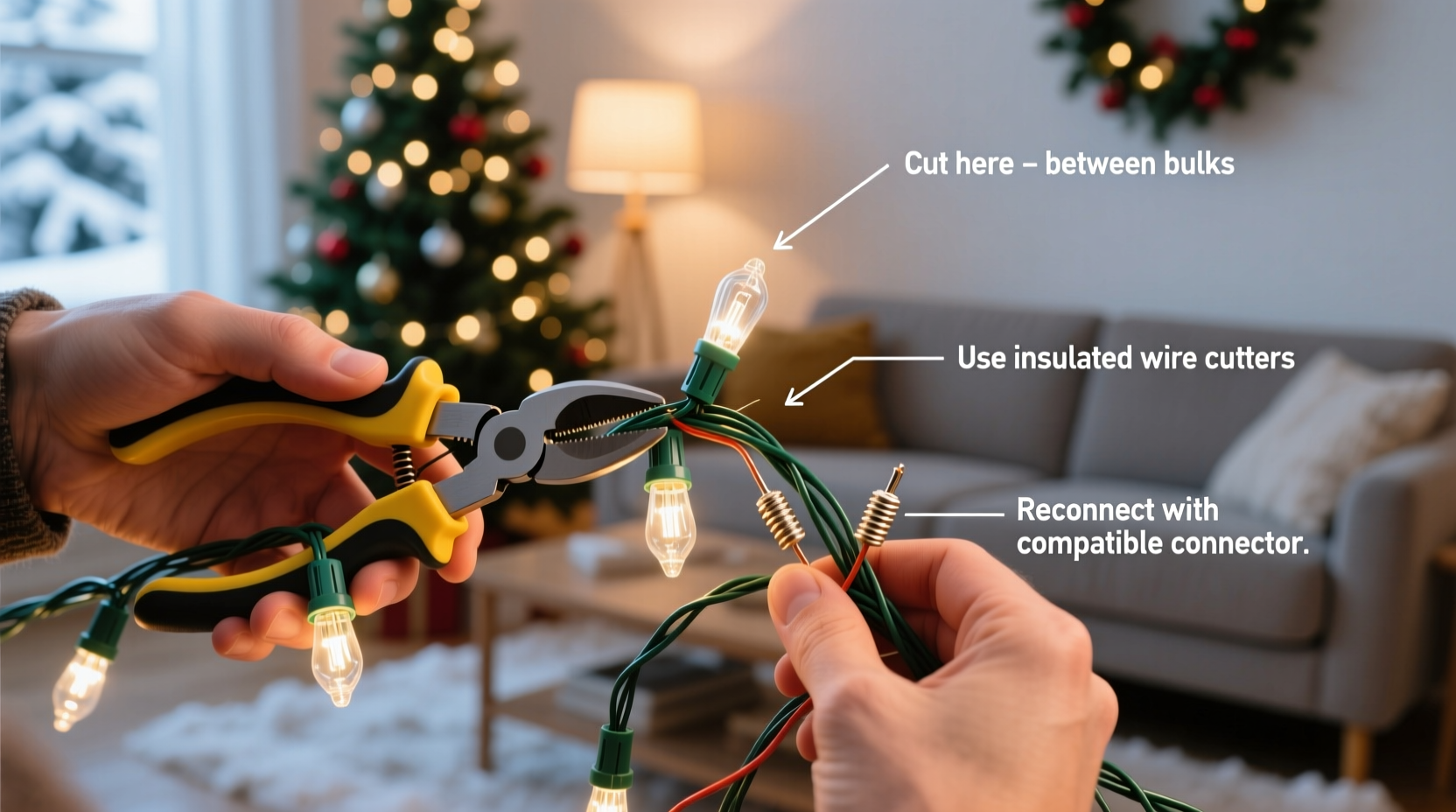 Can You Cut Christmas Light Wires To Shorten Them Safely And Correctly