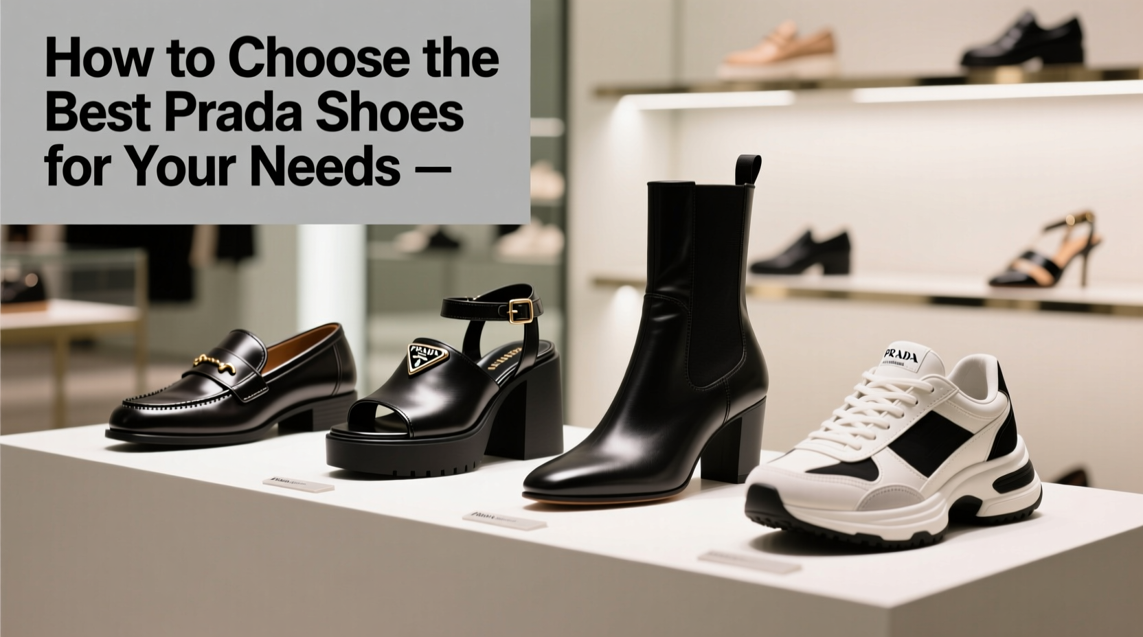 How to Choose the Best Prada Shoes for Your Needs