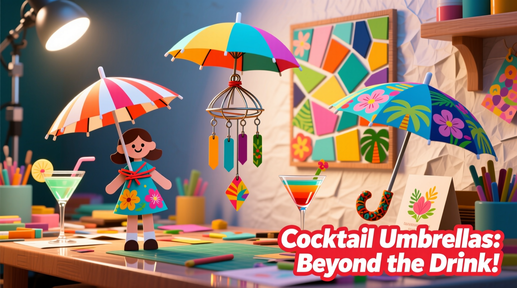 How To Use Cocktail Umbrellas In Crafts Beyond Drinks