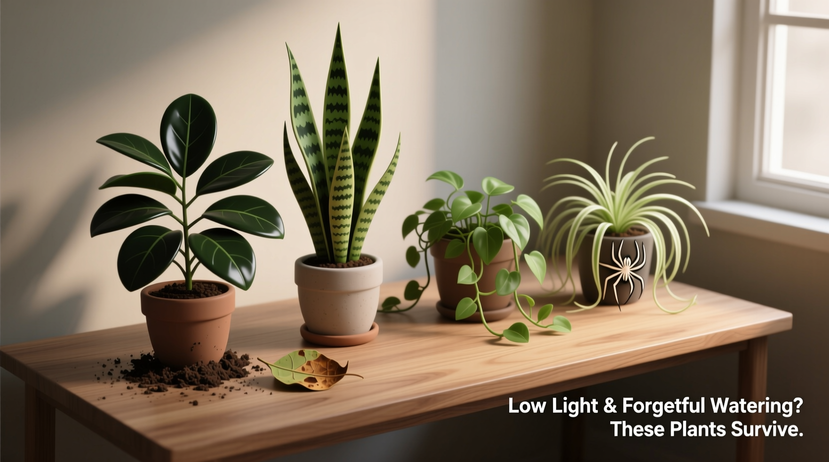 Desk Plants That Survive Low Light And Forgetful Watering Habits