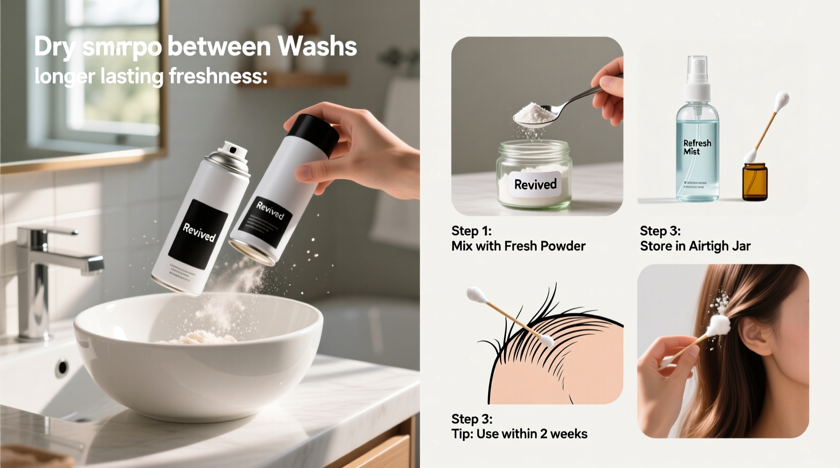 How To Revive Dry Shampoo Between Washes For Longer Lasting Freshness