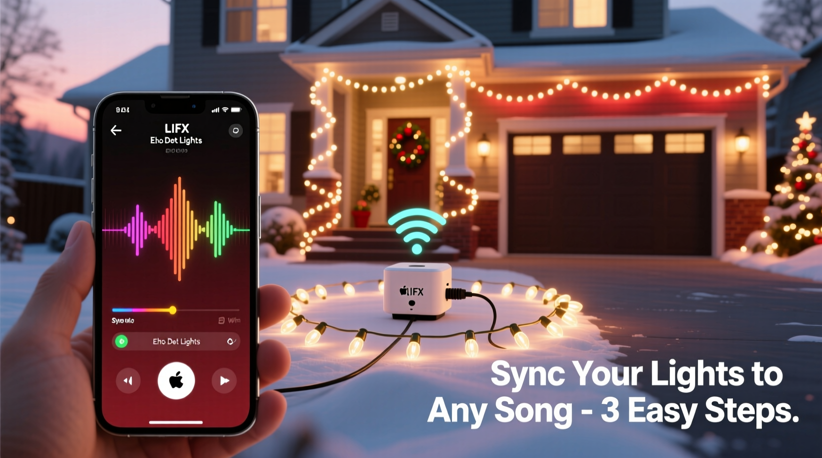 How To Program Synchronized Music To Your Smart Christmas Lights Setup