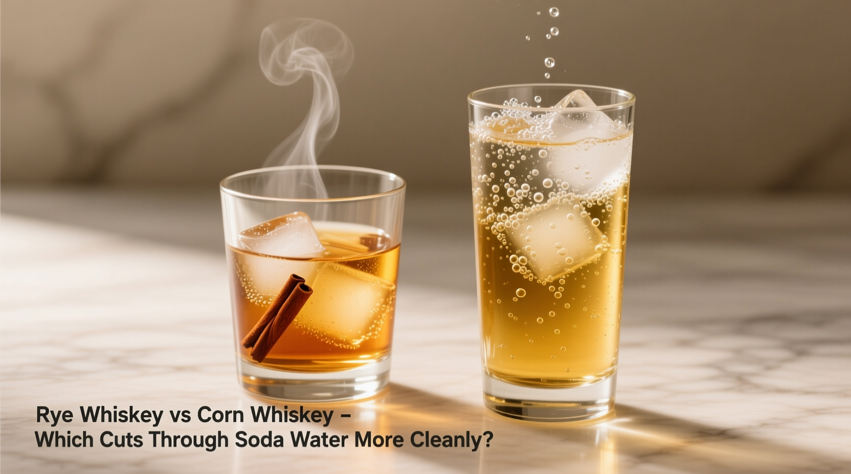 Rye Whiskey Vs Corn Whiskey For Highballs Which Cuts Through Soda Water ...