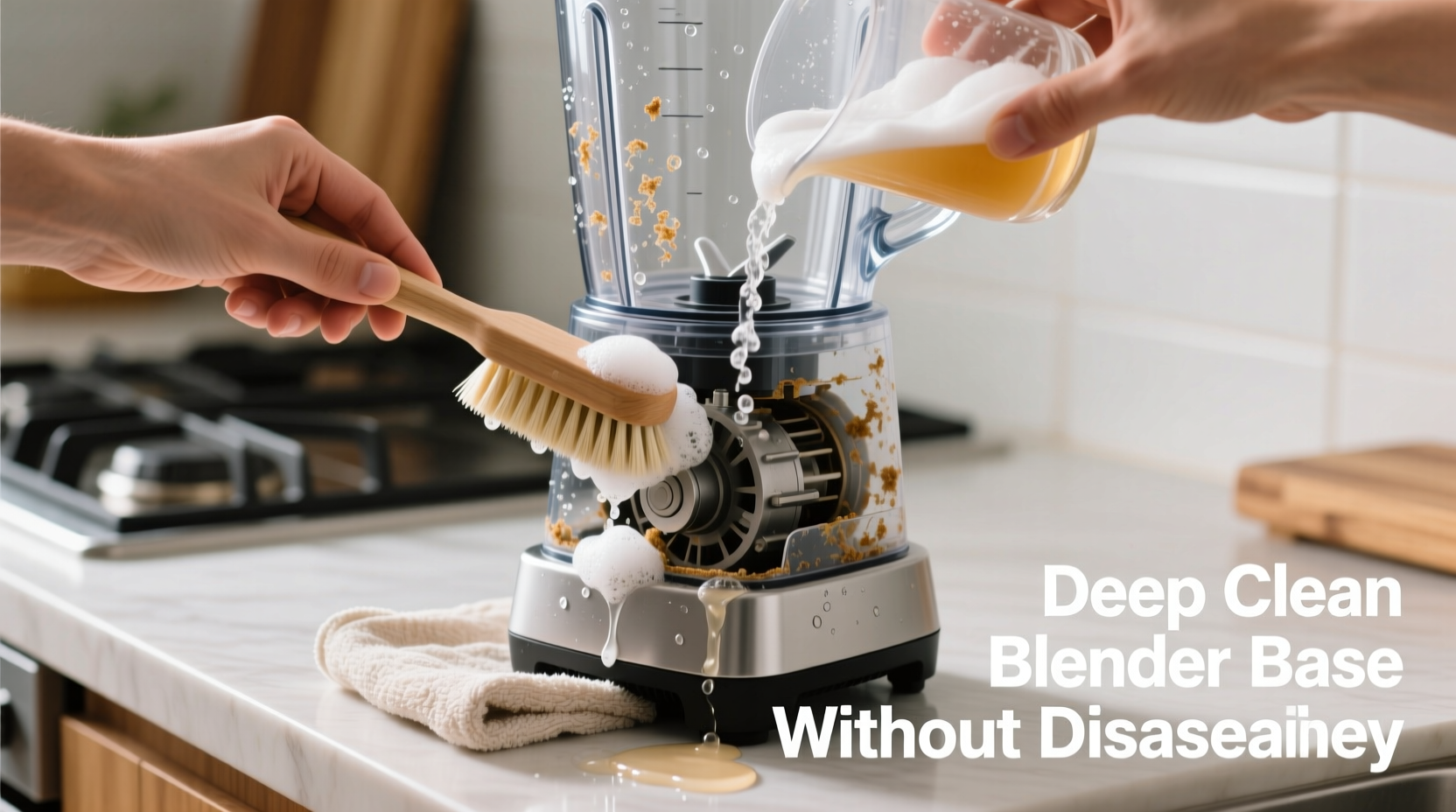 How To Deep Clean A Blender Base Without Disassembling Motor
