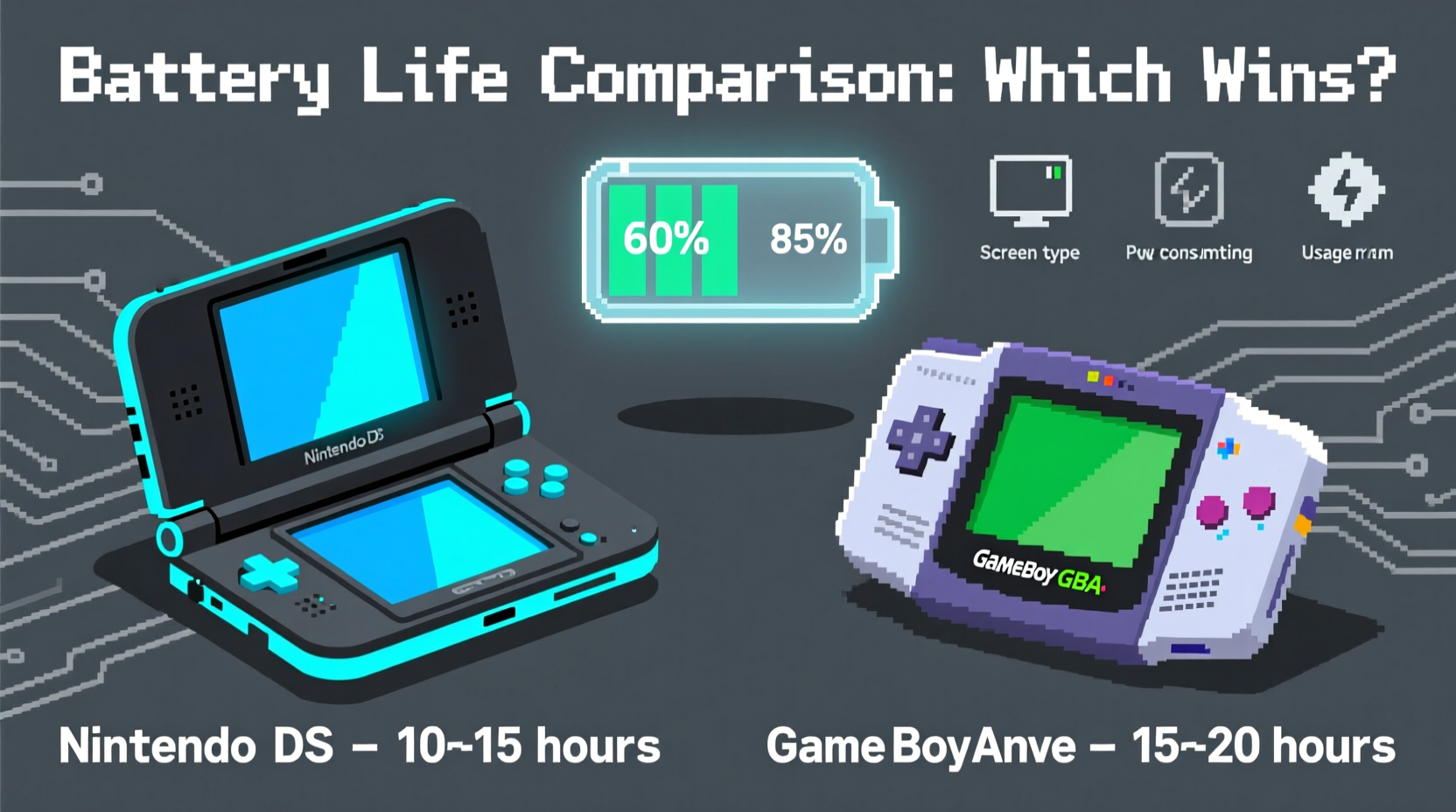 Nintendo Ds Vs Game Boy Advance Which Retro Handheld Has Better Battery ...