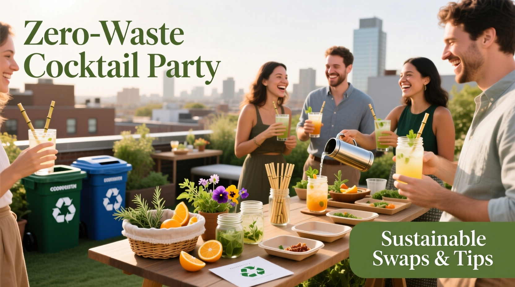 How To Host A Zero-waste Cocktail Party Eco-friendly Swaps And Tips