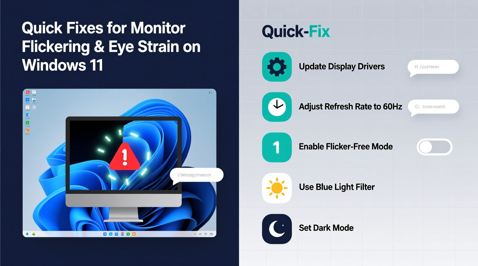 Why Is My Monitor Flickering On Windows 11 Quick Fixes For Eye Strain ...