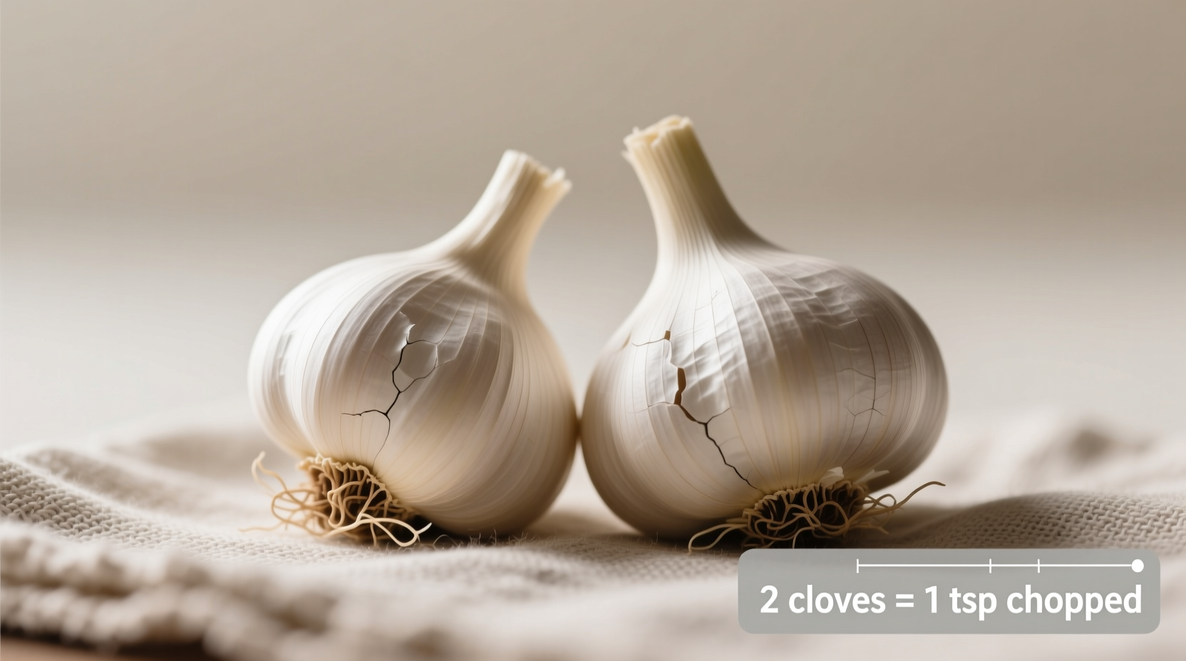 2 зубчика чеснока в чайные ложки: Когда это не важно