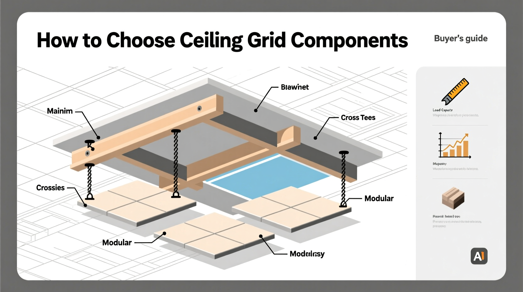 How to Choose Ceiling Grid Components: A Complete Buyer's Guide