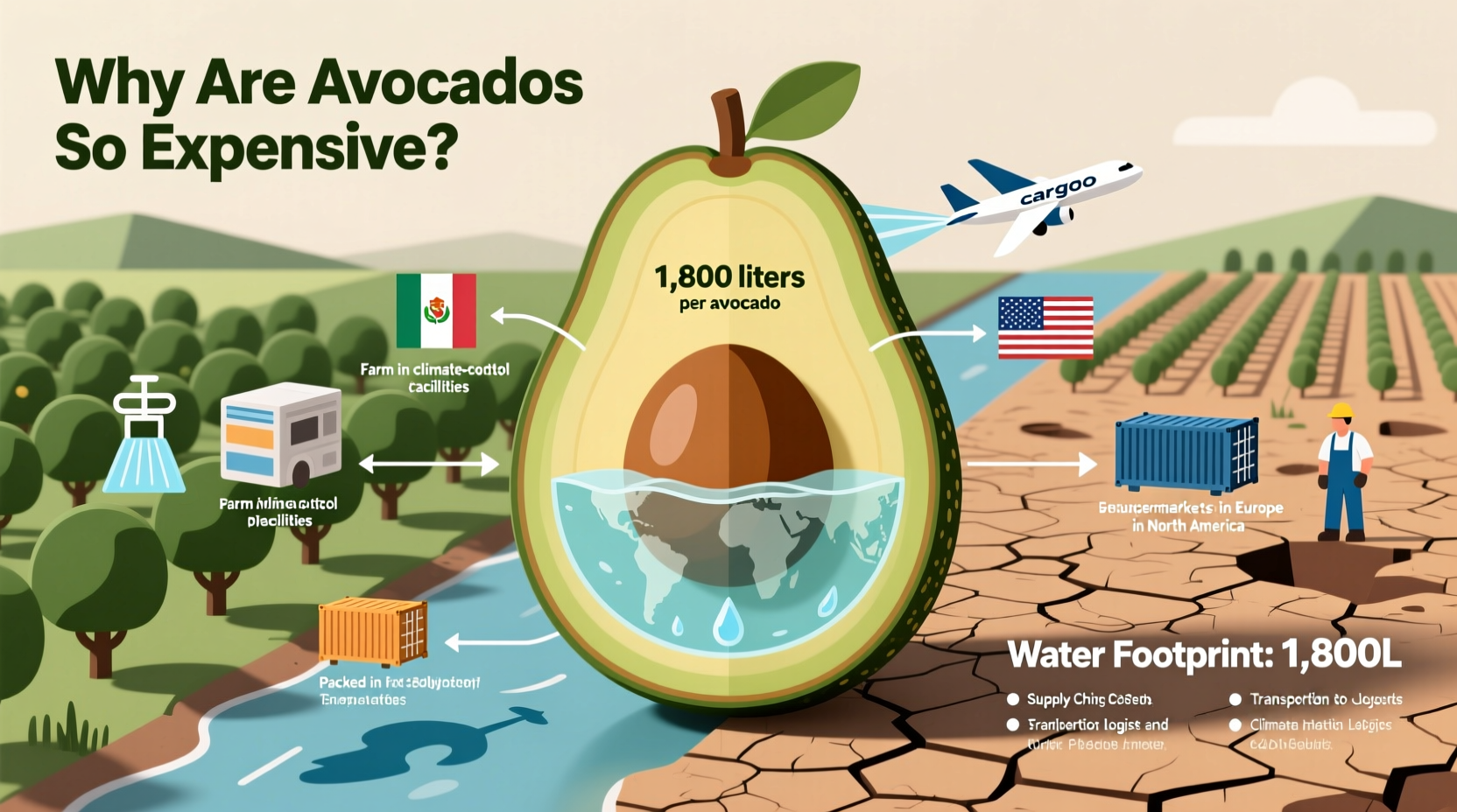 Why Are Avocados So Expensive Supply Chain And Water Usage Explained
