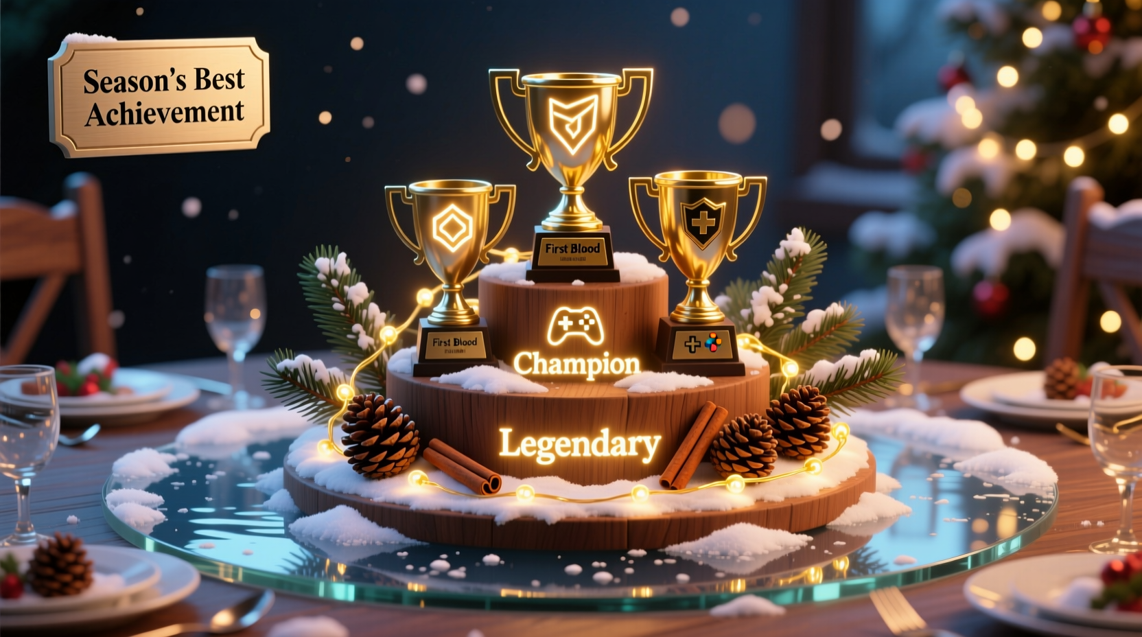 How To Incorporate Gaming Achievement Trophies Into Holiday Centerpieces