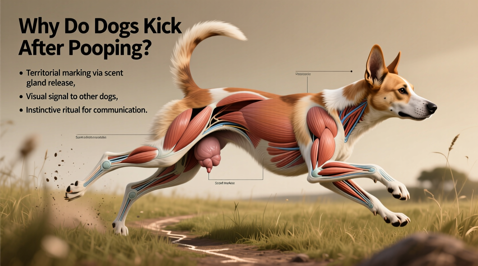 Why Does My Dog Kick His Feet After Pooping Marking Territory Behavior ...