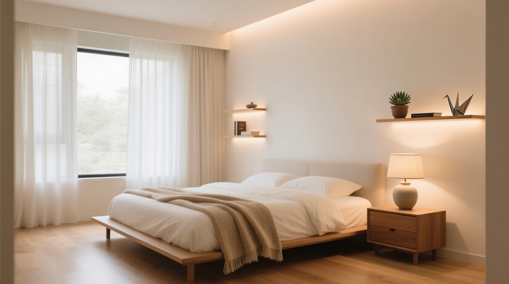How To Create A Calming Bedroom Ambiance With Only Warm White Lighting