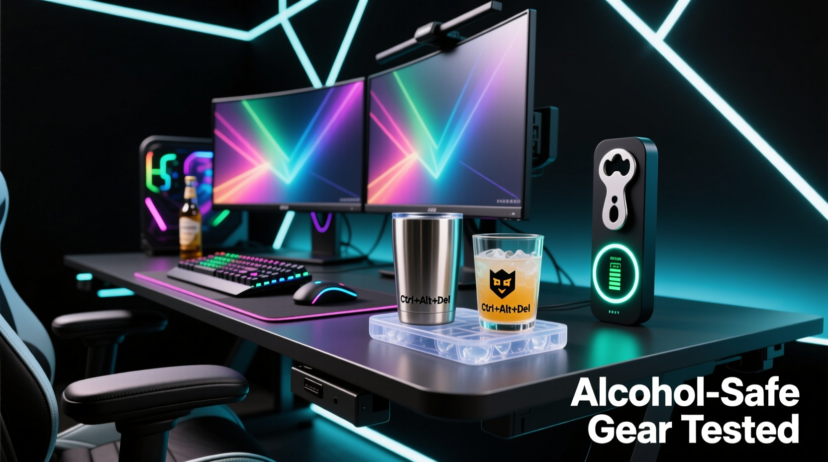 Gaming Streamer Drink Setups What Alcohol-safe Gear Do They Use