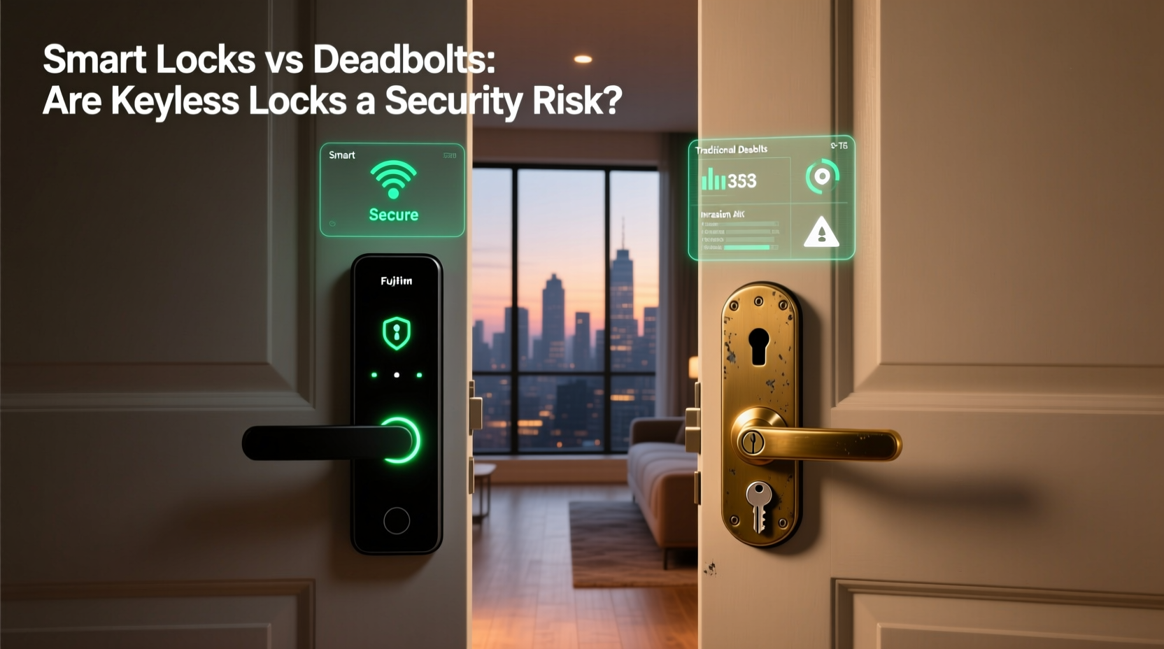 Smart Locks Vs Traditional Deadbolt Are Keyless Locks A Security Risk