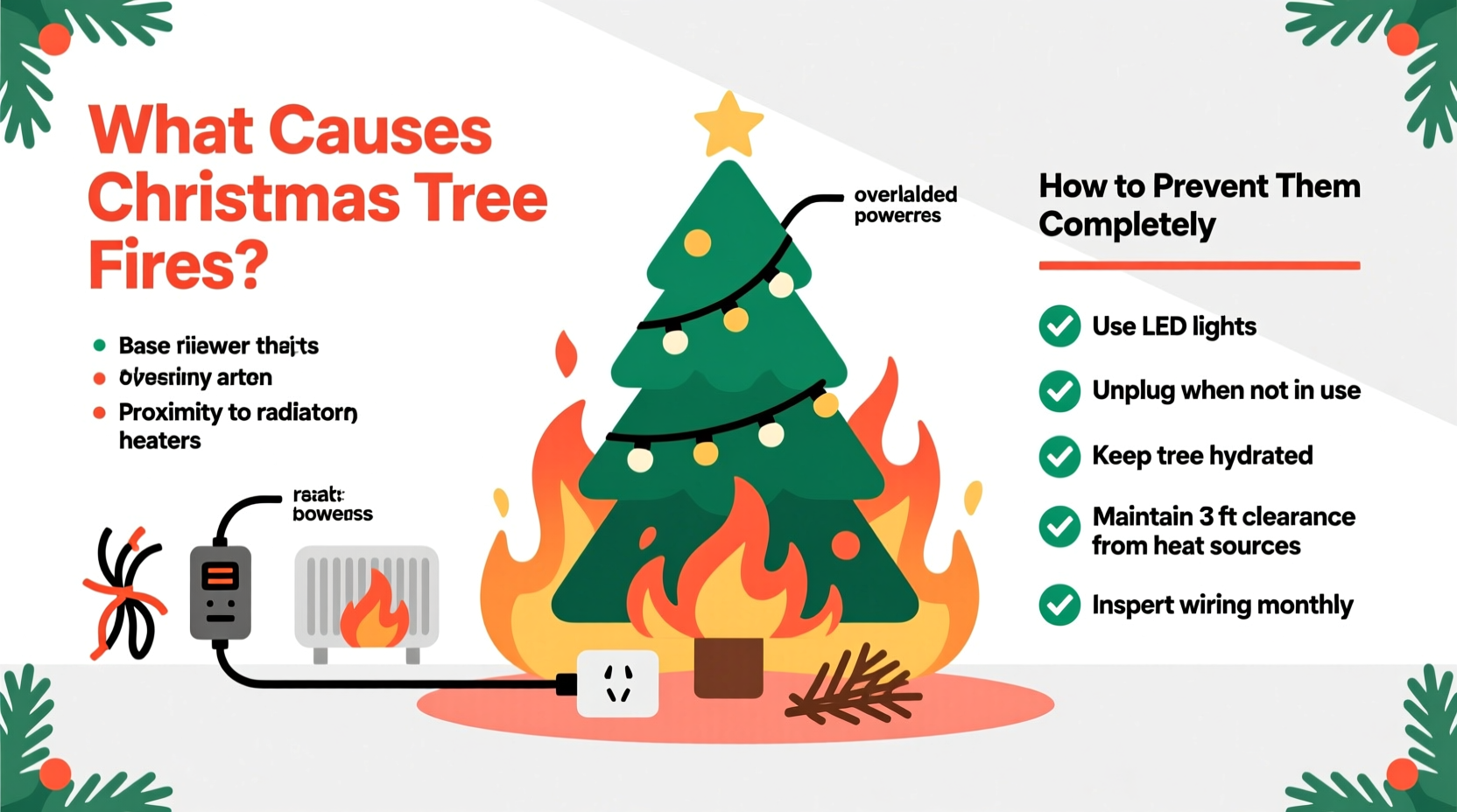 What Causes Christmas Tree Fires And How To Avoid Them Completely