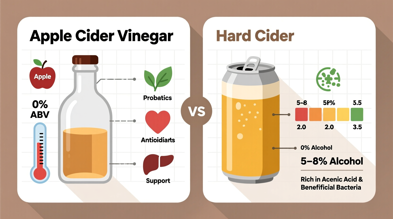 Apple Cider Vinegar Vs Hard Cider Health Benefits And Alcohol Content ...