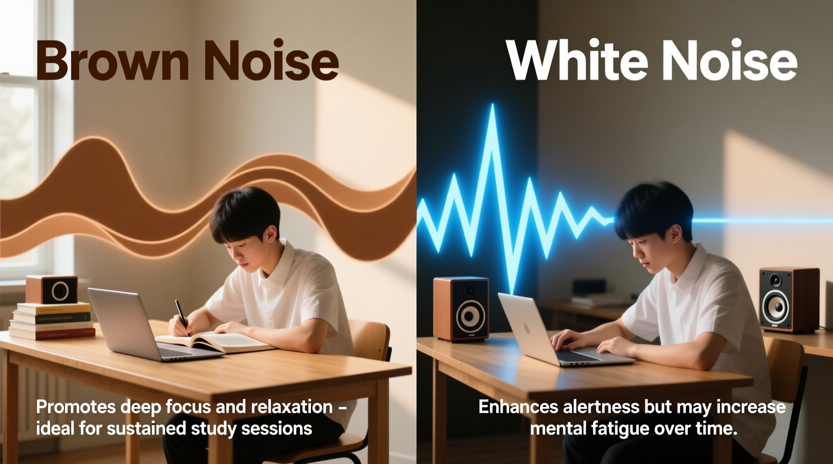 Brown Noise Vs White Noise Which One Actually Helps You Study Better