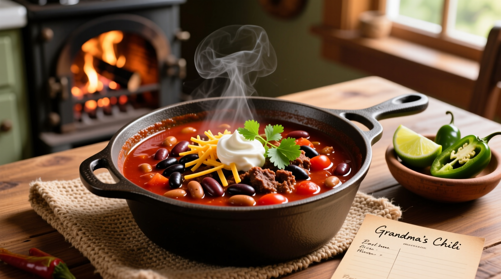 Hearty Chili With Beans Recipe