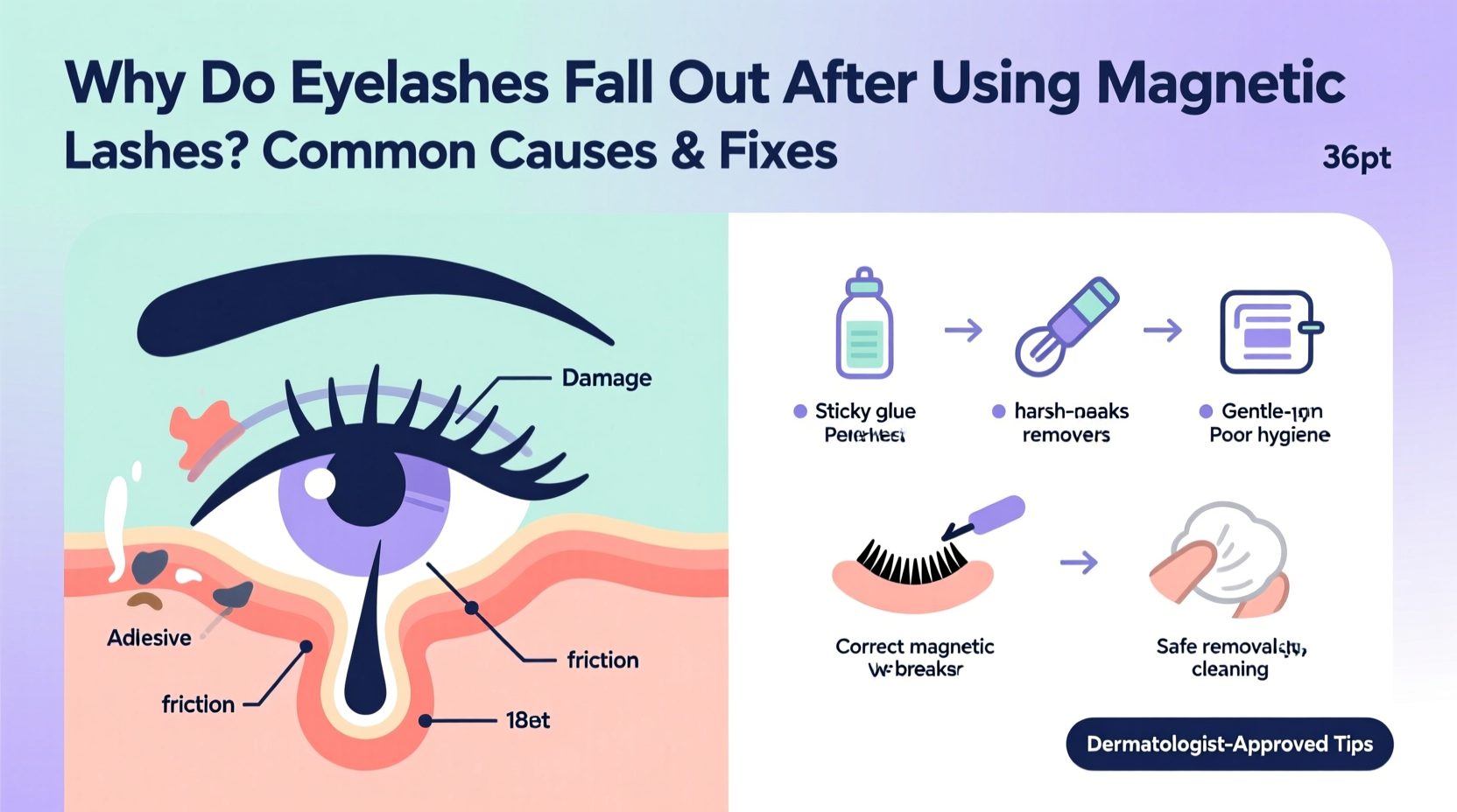 Why Do My Eyelashes Fall Out After Using Magnetic Lashes Common Causes ...