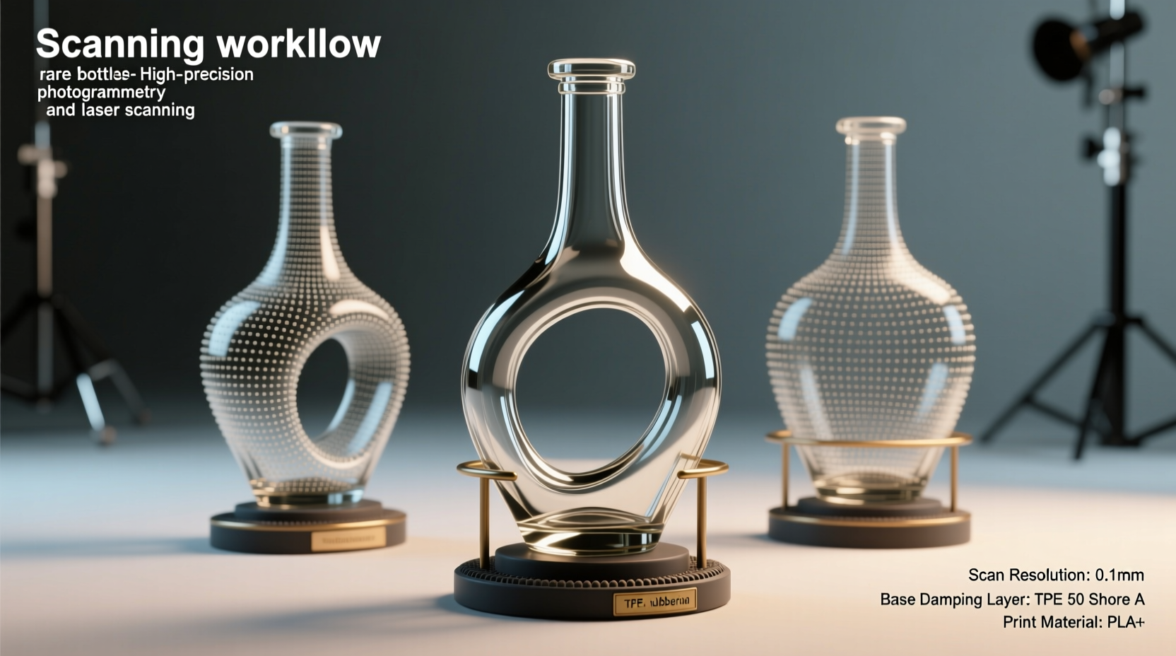 How To 3D-scan Rare Bottle Shapes For Custom-fit Display Stands With ...