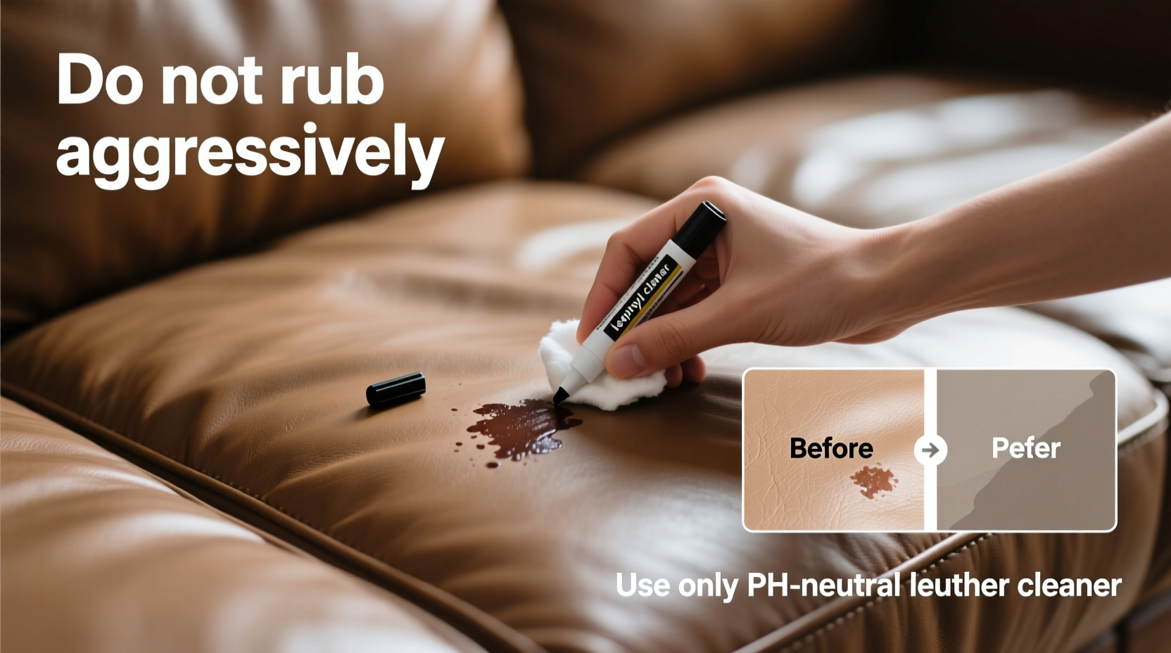 How To Safely Remove Permanent Marker From Leather Couches Without Fading