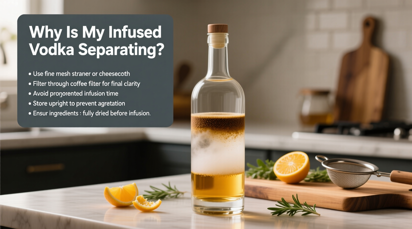 Why Is My Infused Vodka Separating Layers Troubleshooting Tips