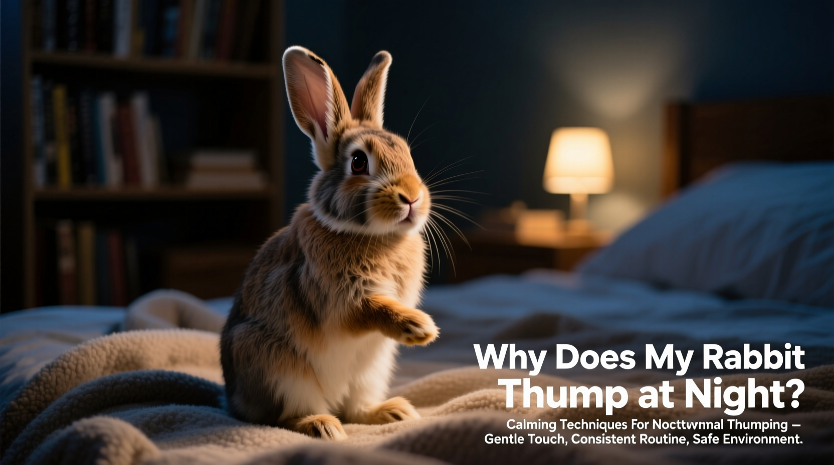 Why Does My Rabbit Thump At Night And How To Calm Him Down
