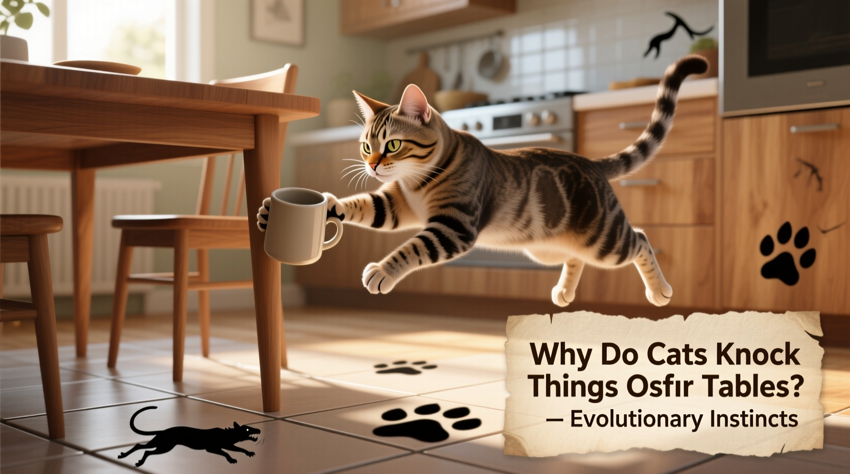 Why Does My Cat Knock Things Off The Table Evolutionary Reasons